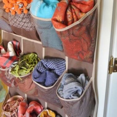17 Super Simple Ways to Organize Scarves - Craftsy Hacks