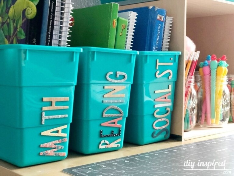 21 Creative Homeschool Organization Ideas - Craftsy Hacks