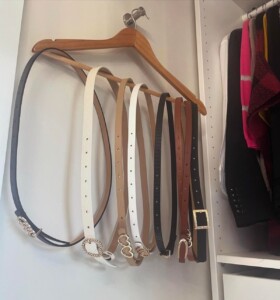 17 Very Clever Belt Storage Ideas - Craftsy Hacks
