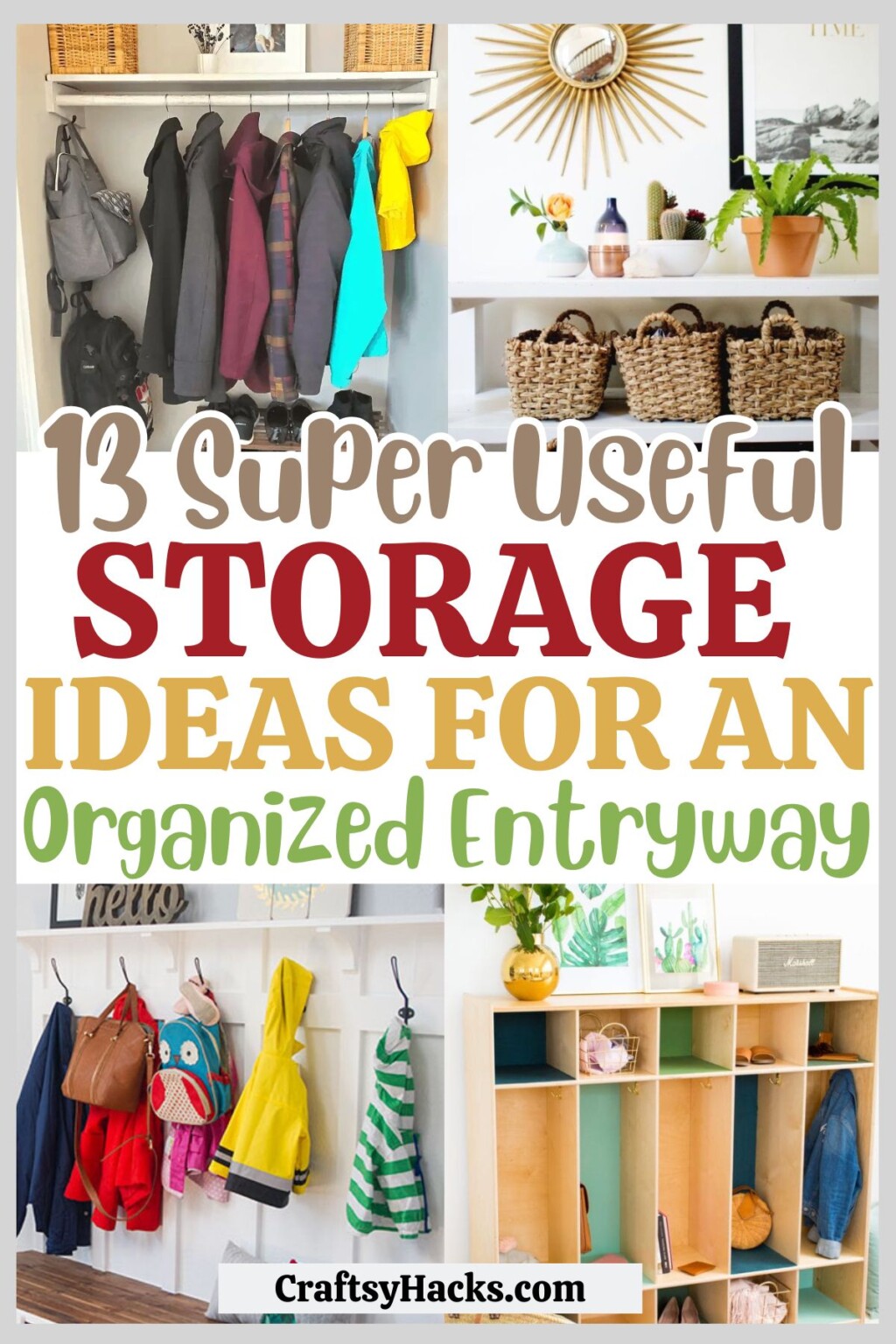 13 Must-Know Entryway Organizing Hacks - Craftsy Hacks