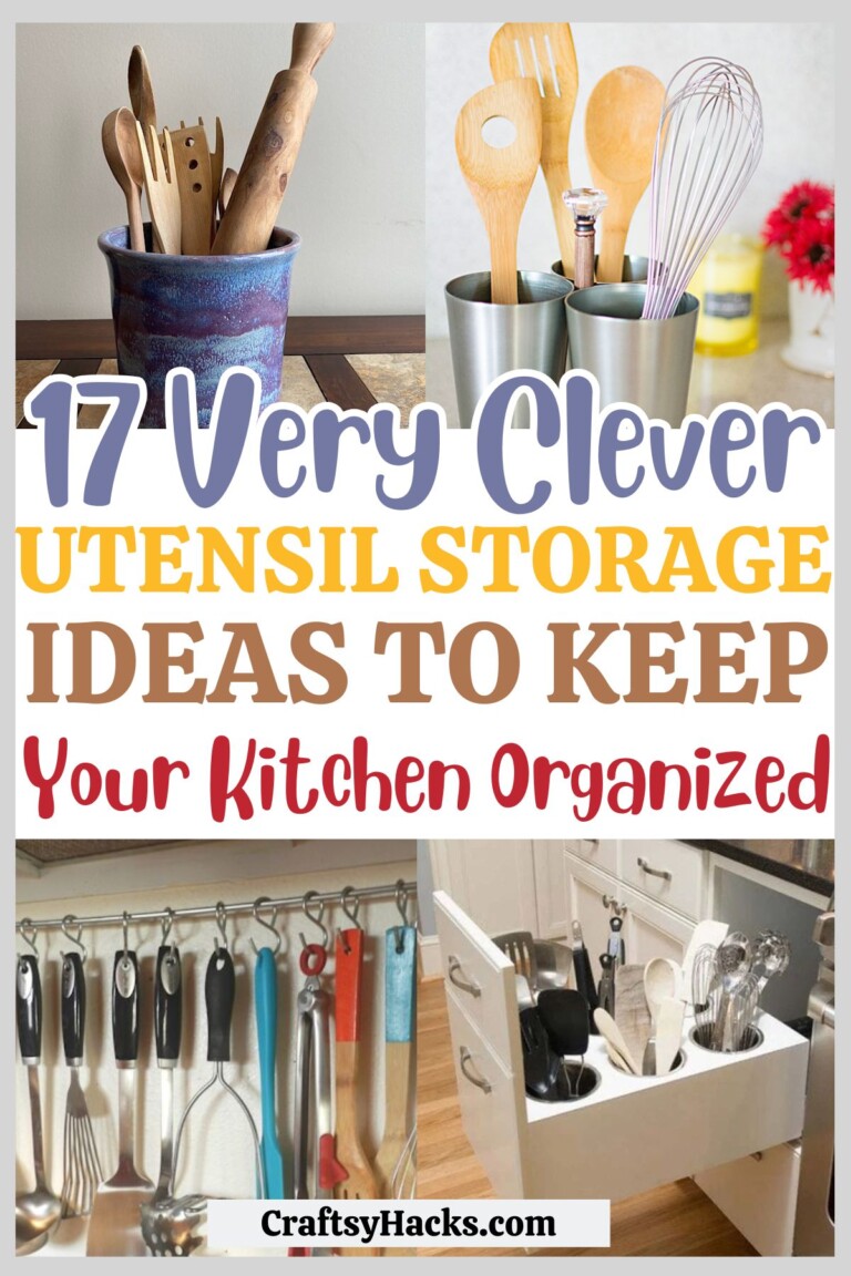 17 Practical Ways to Organize Utensils - Craftsy Hacks