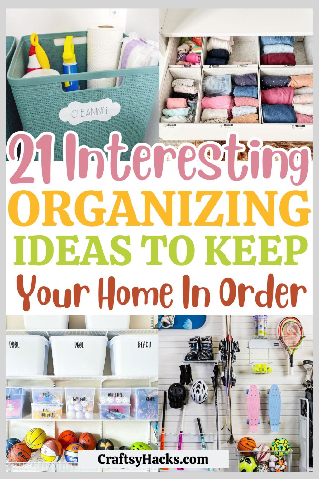 21 Brilliant Ways to Transform Mess into Order - Craftsy Hacks