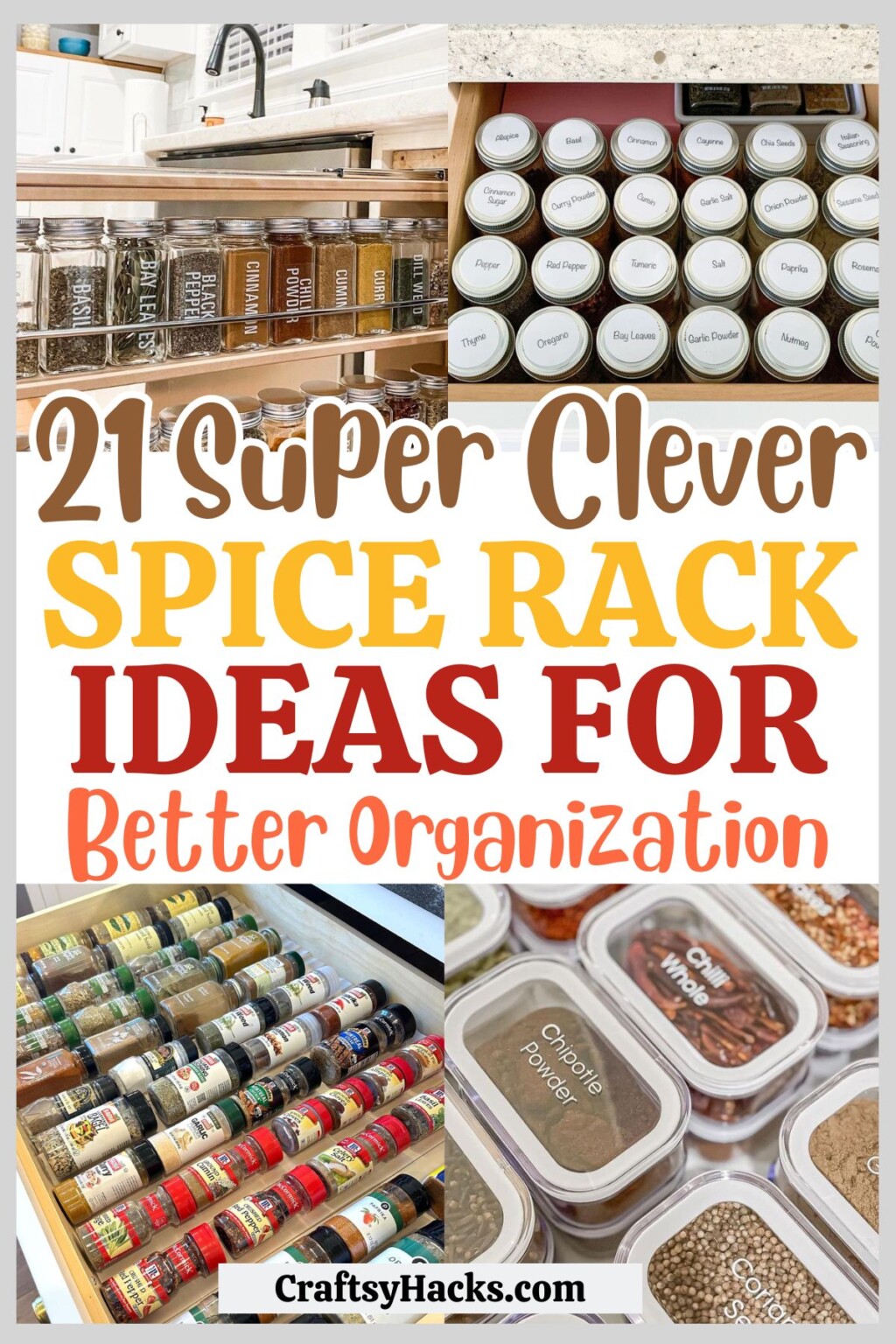 21 Inventive Ways to Organize Spices for Good - Craftsy Hacks