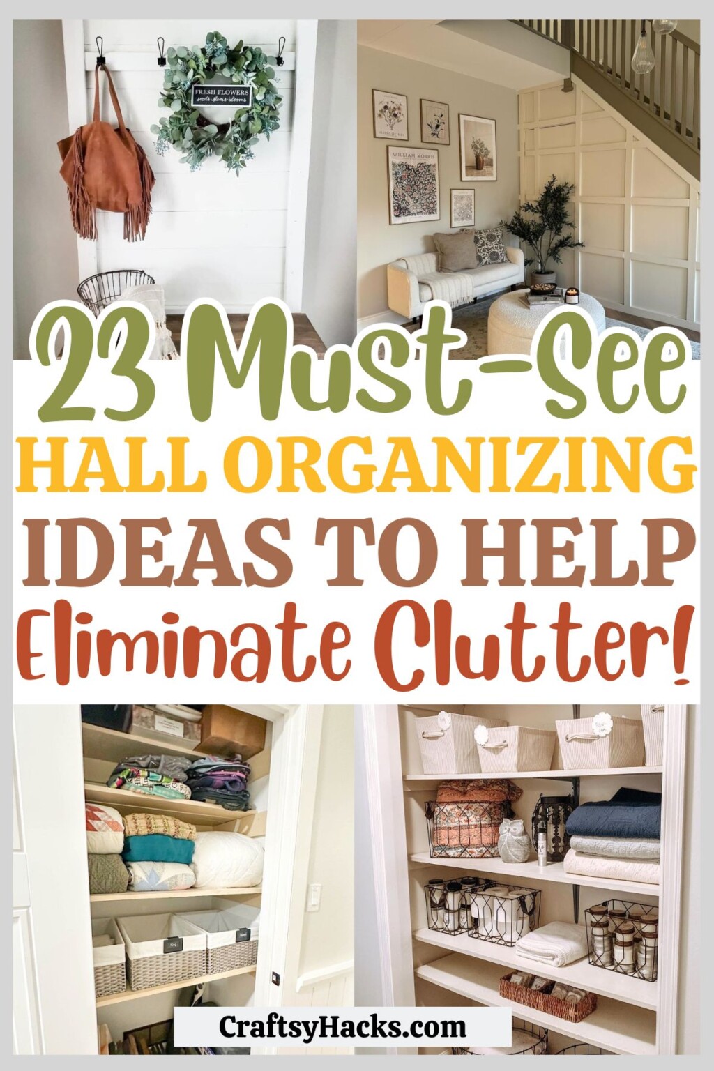 23 Genius Hall Organization Hacks You Haven't Seen - Craftsy Hacks