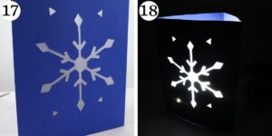 DIY Snowflake Lanterns - Craftsy Hacks