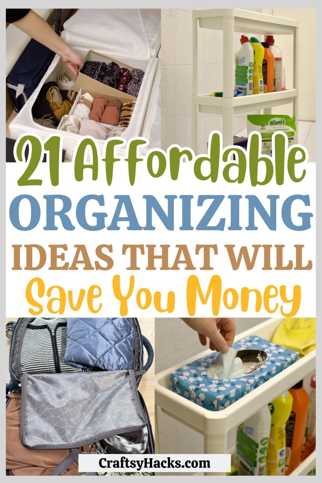 21 Serious Ways to Organize When You're on a Budget - Craftsy Hacks