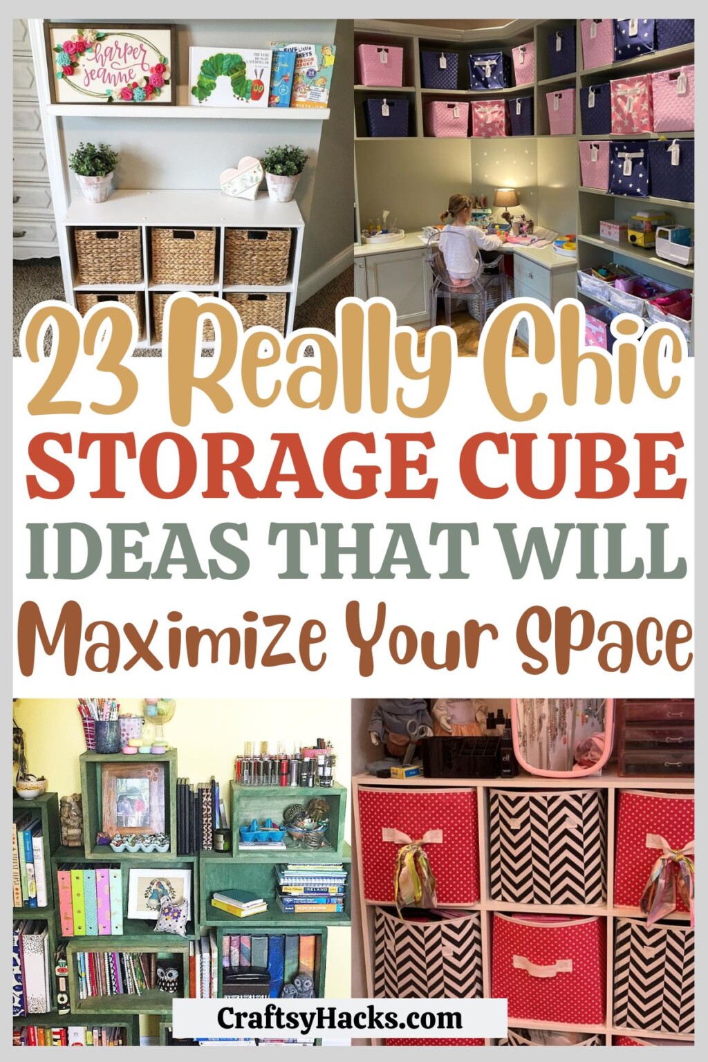 23 Chic Storage Cube Ideas to Maximize Your Space - Craftsy Hacks
