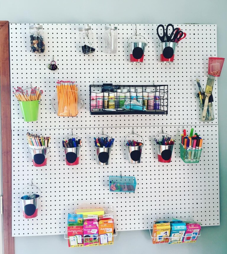 21 Creative Ways to Organize with Pegboards - Craftsy Hacks