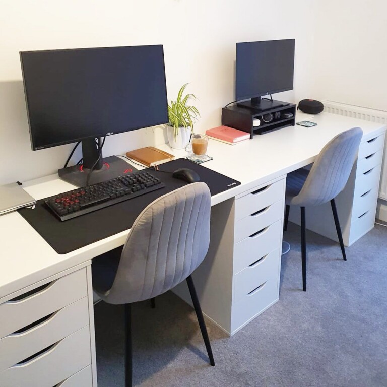 23 IKEA Desk Hacks You Need to Upgrade Your Office - Craftsy Hacks