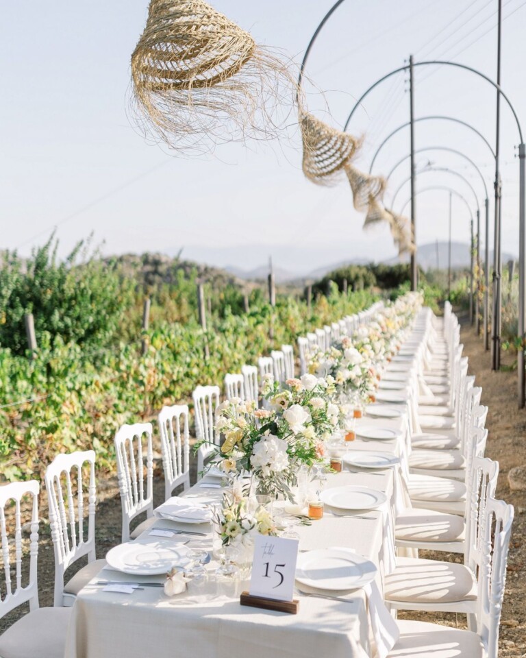 27 Stunning Long Table Wedding Ideas - Craftsy Hacks