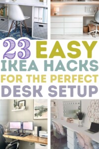 23 IKEA Desk Hacks You Need to Upgrade Your Office - Craftsy Hacks