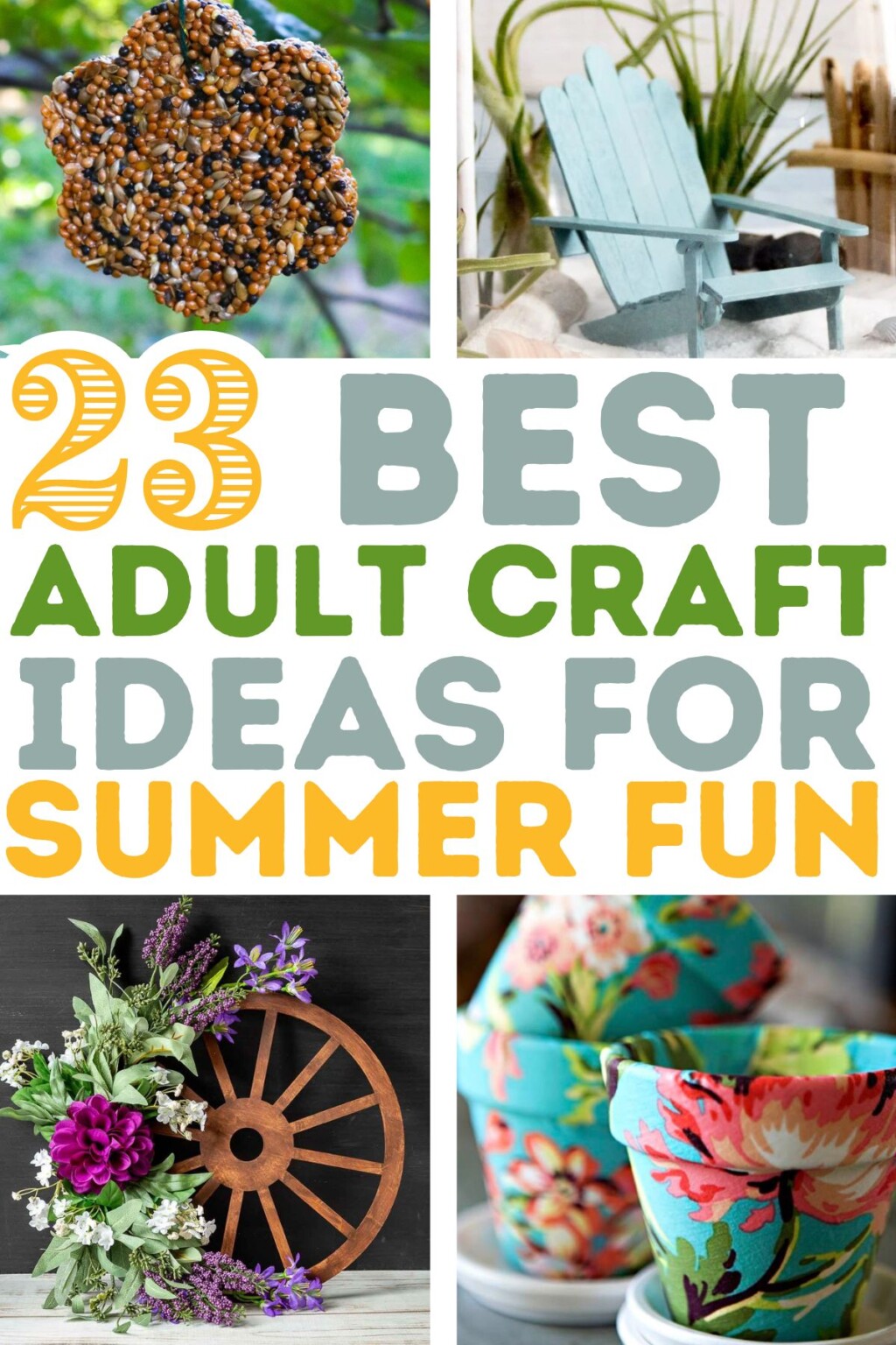 23 Best DIY Summer Crafts for Adults - Craftsy Hacks