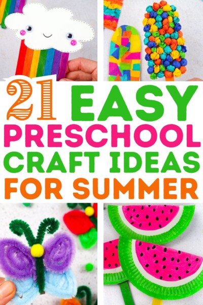 21 Cute Summer Crafts for Preschoolers - Craftsy Hacks