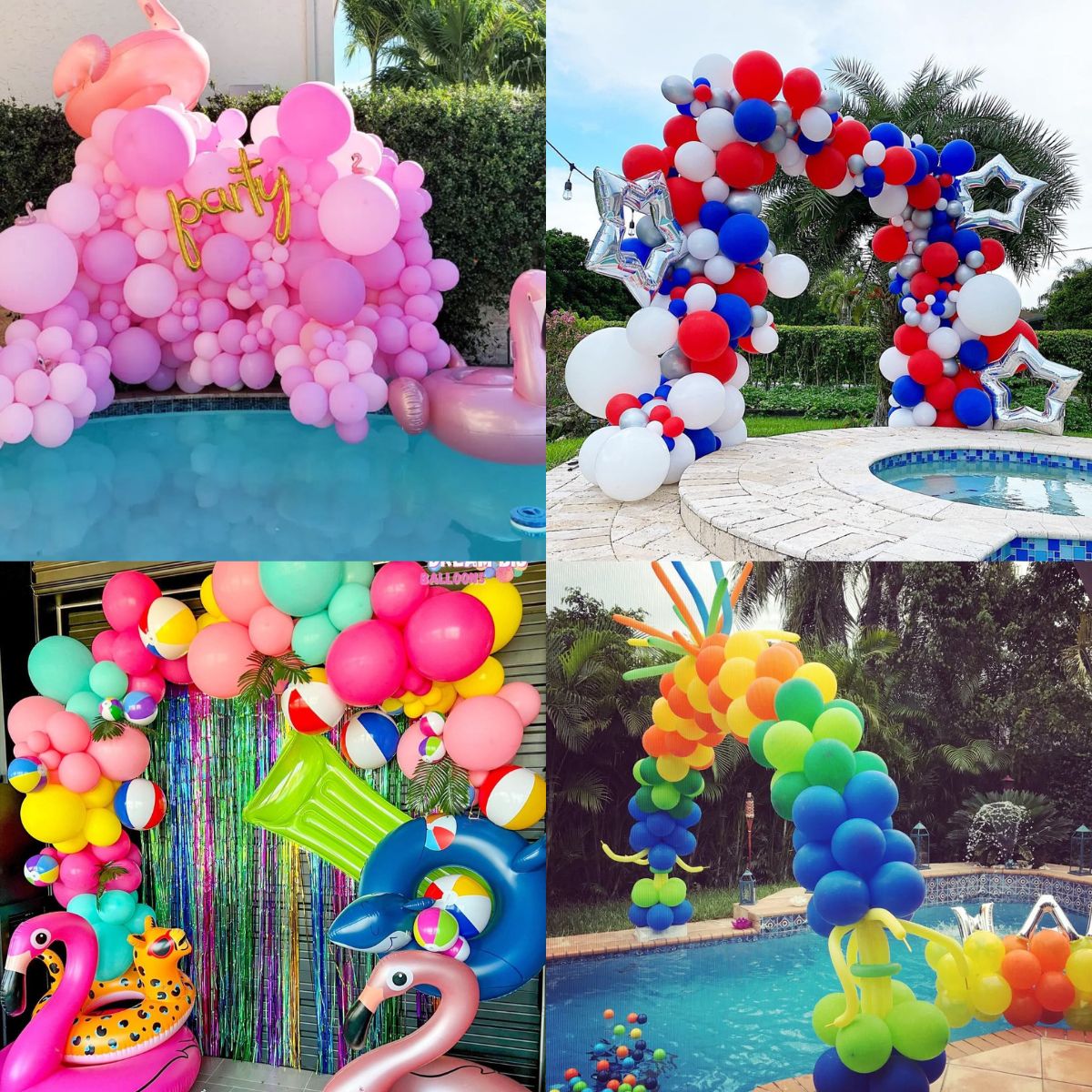 31 Fun Balloon Decoration Ideas for Pool Party - Craftsy Hacks
