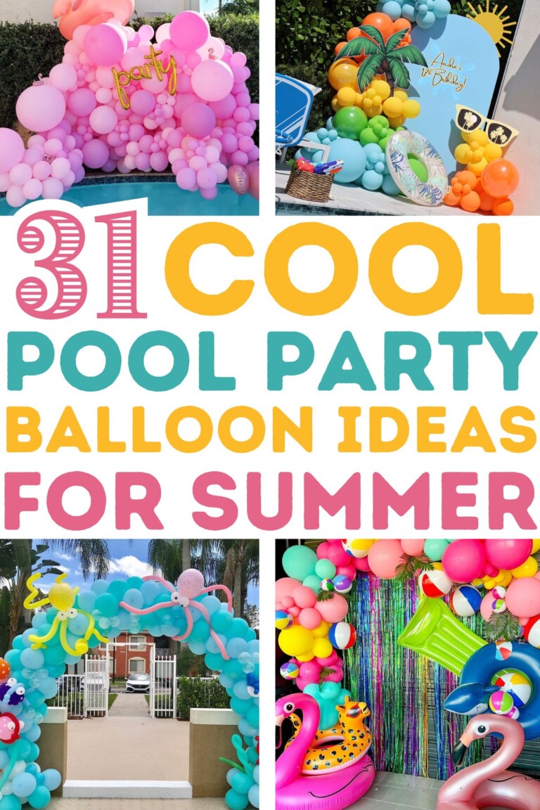 31 Fun Balloon Decoration Ideas for Pool Party - Craftsy Hacks