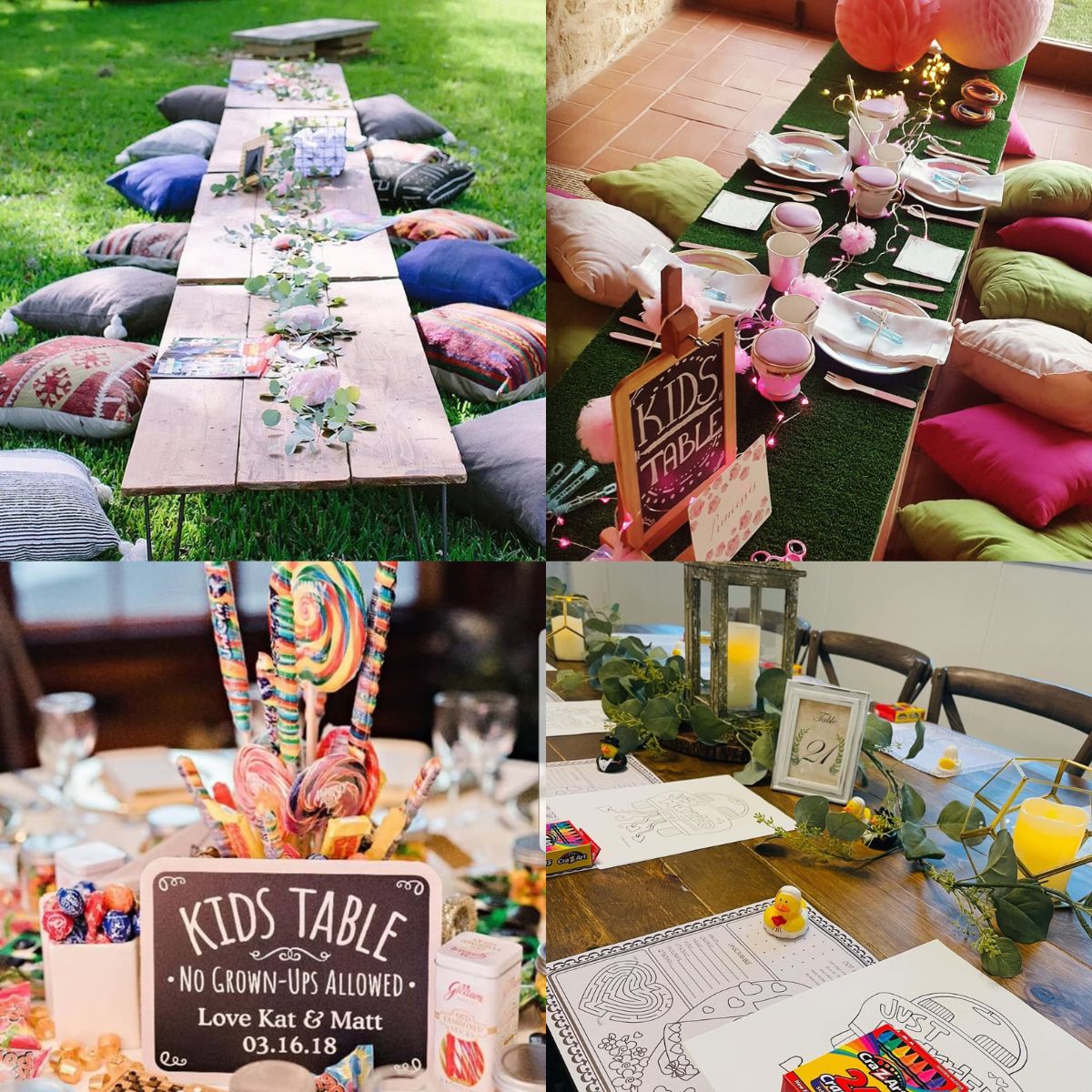 17 Cute Kids Table Wedding Ideas for the Little Ones - Craftsy Hacks