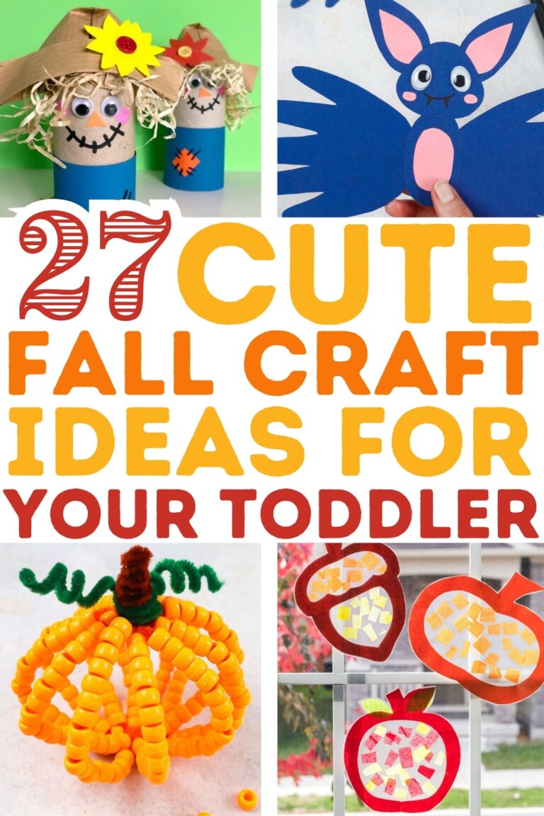 27 Super Cute Fall Crafts for Toddlers - Craftsy Hacks