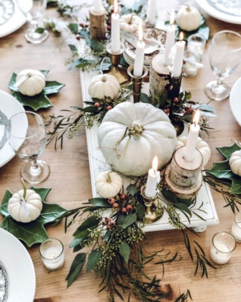 21 Simple Thanksgiving Table Decor Ideas That Look Amazing - Craftsy Hacks